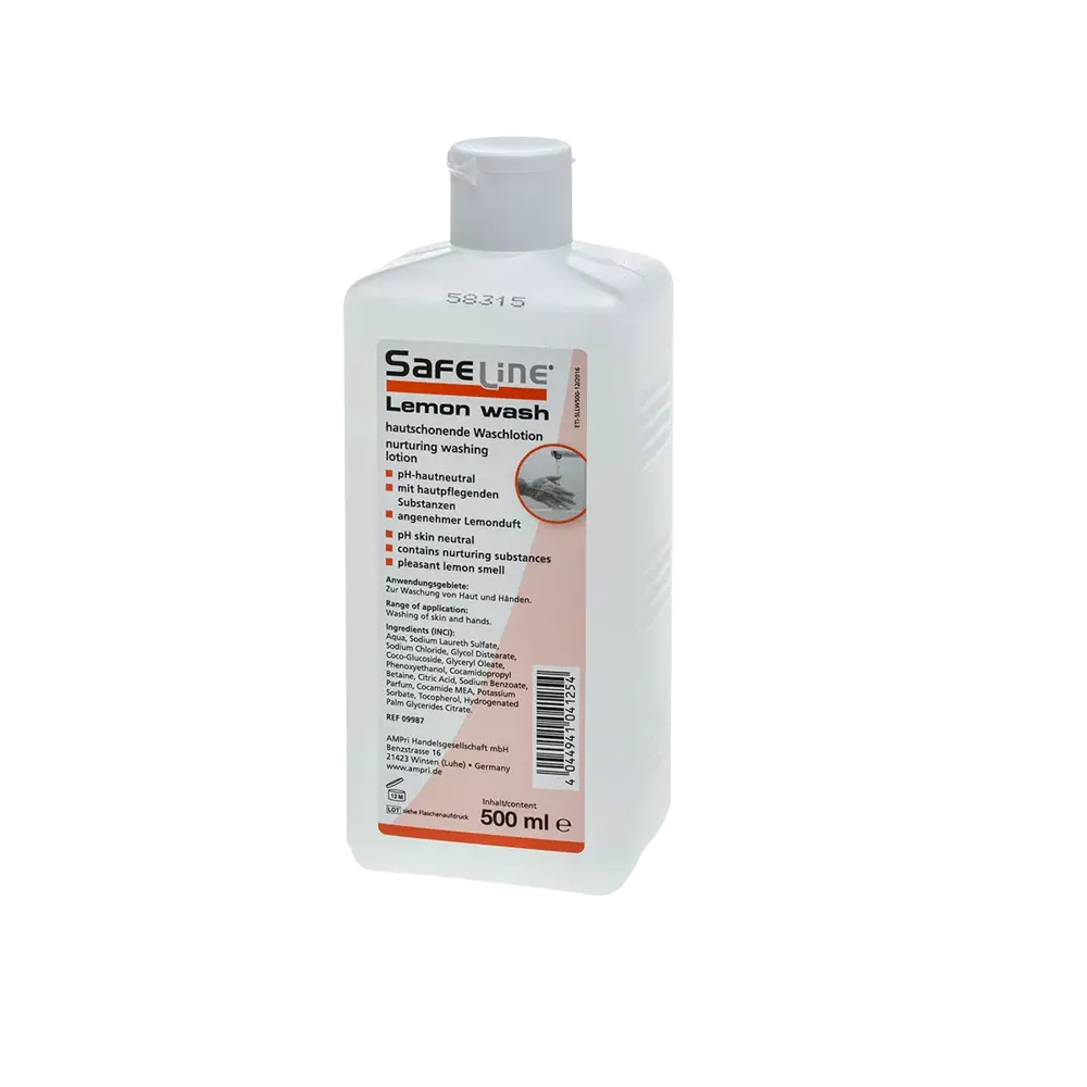 Loción lavadora, 500 ml, limón, Safeline Lemon Wash: comprar loción de ...